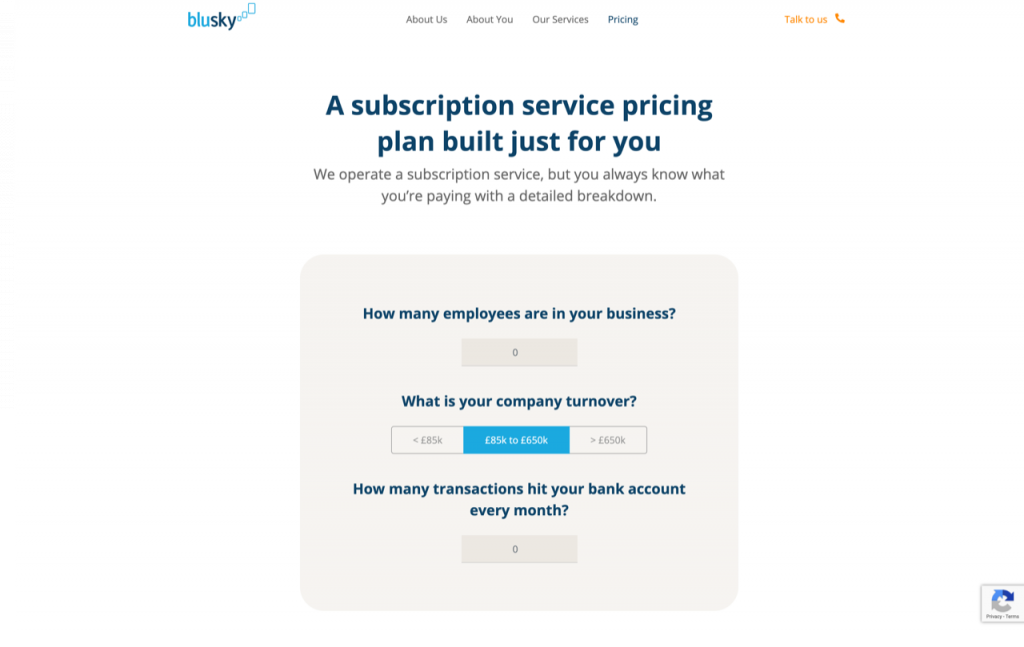 Blusky Website | Geraint Palmer